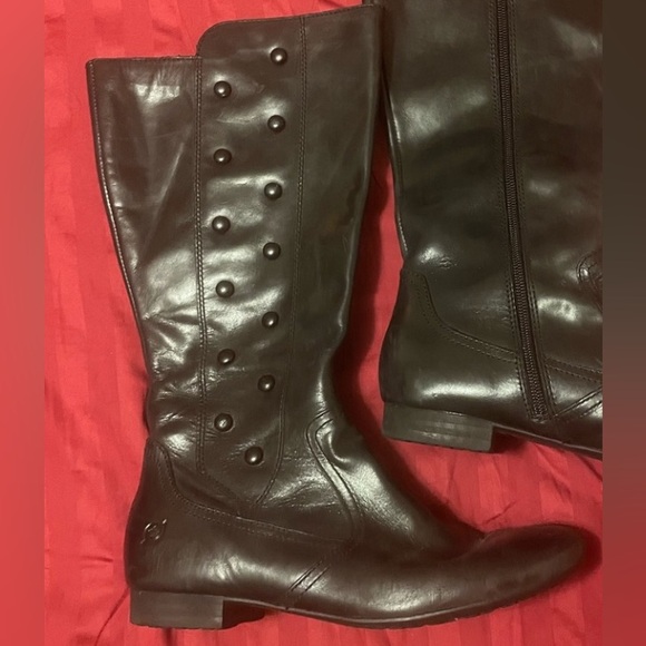 Born | Shoes | Born Boots Black Genuine Leather Upper Knee High Boots ...